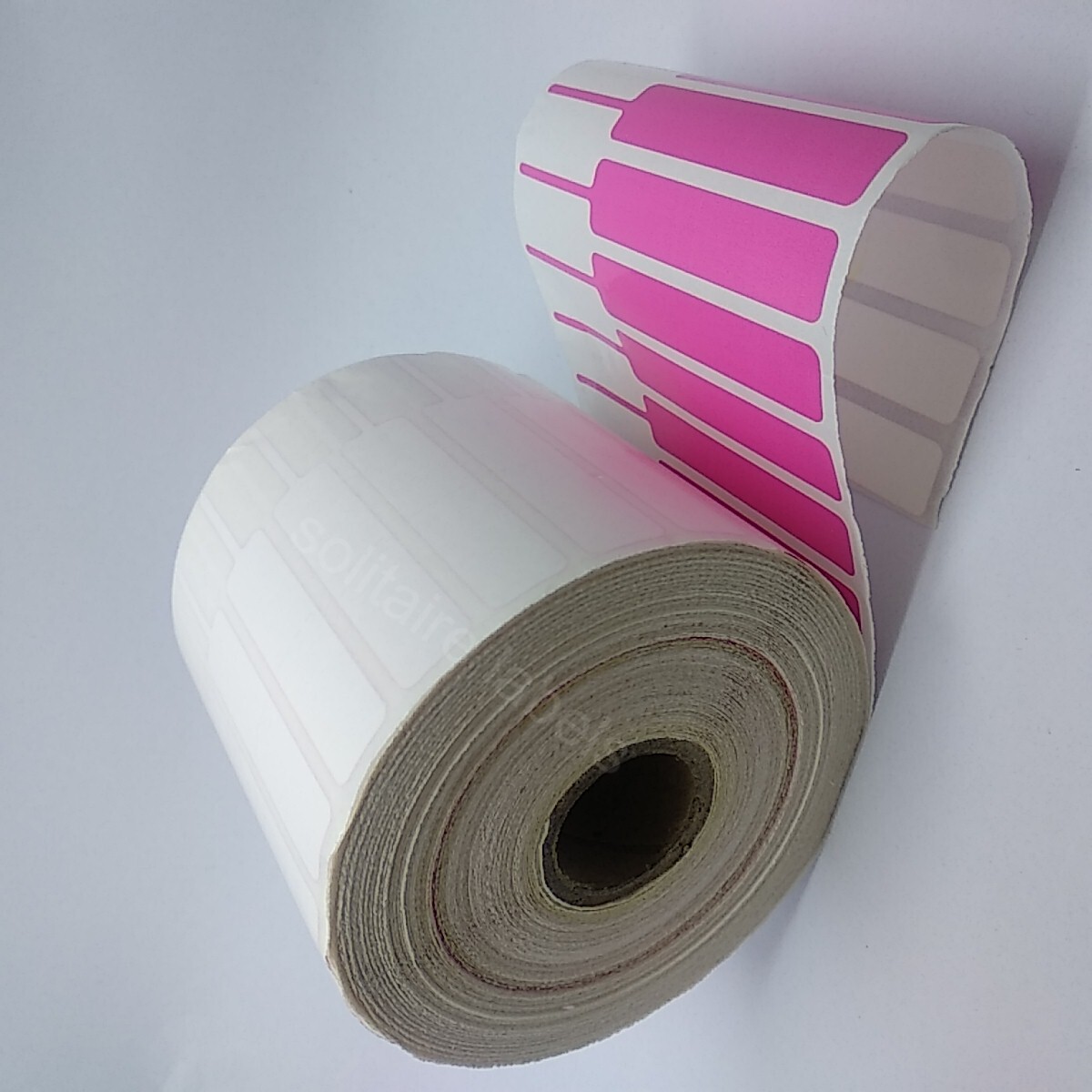 81mmX12mm (55mm Printable) Non Tearable Jewellery and Optical Pink ...