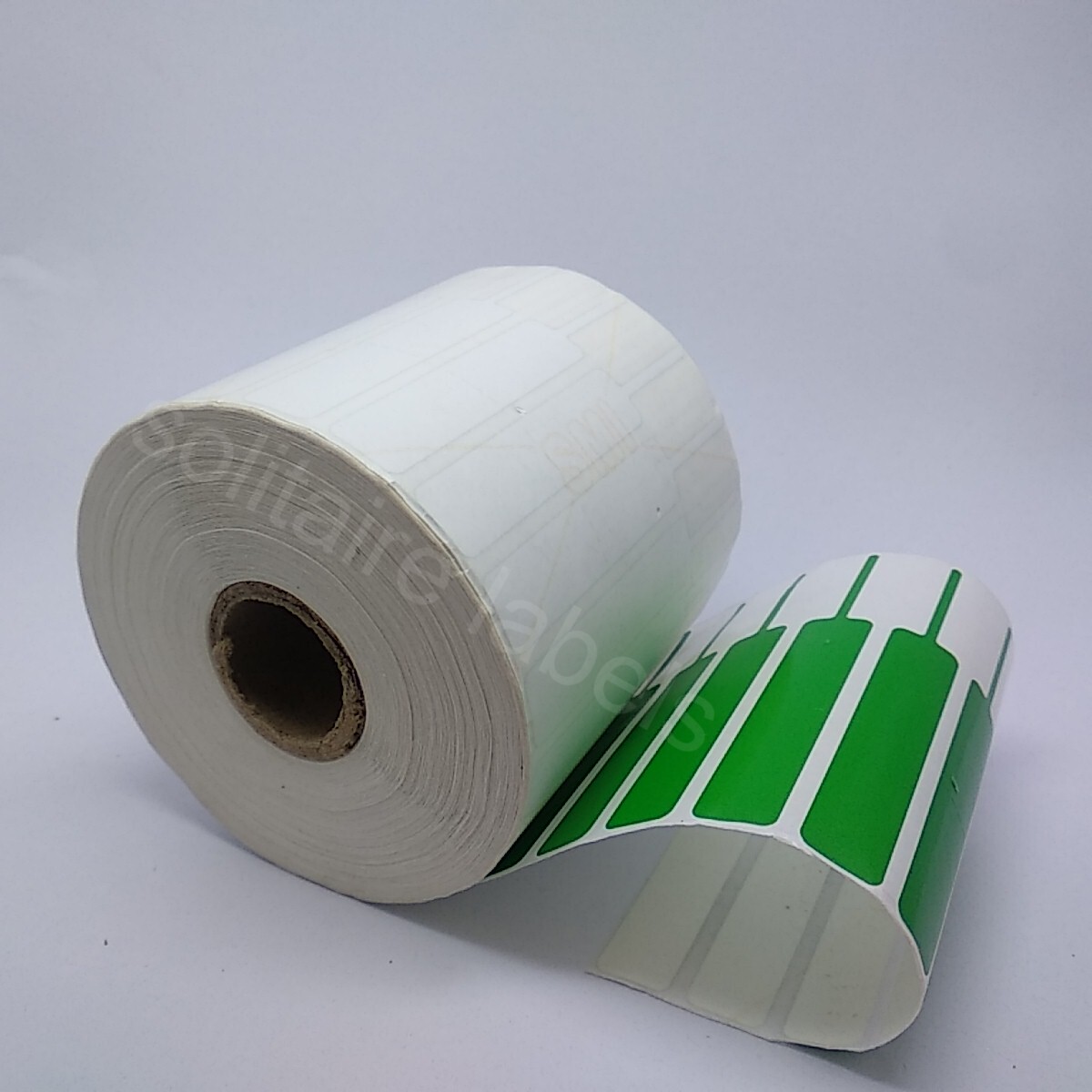 81mmX12mm (55mm Printable) Non Tearable Jewellery and Optical Green ...