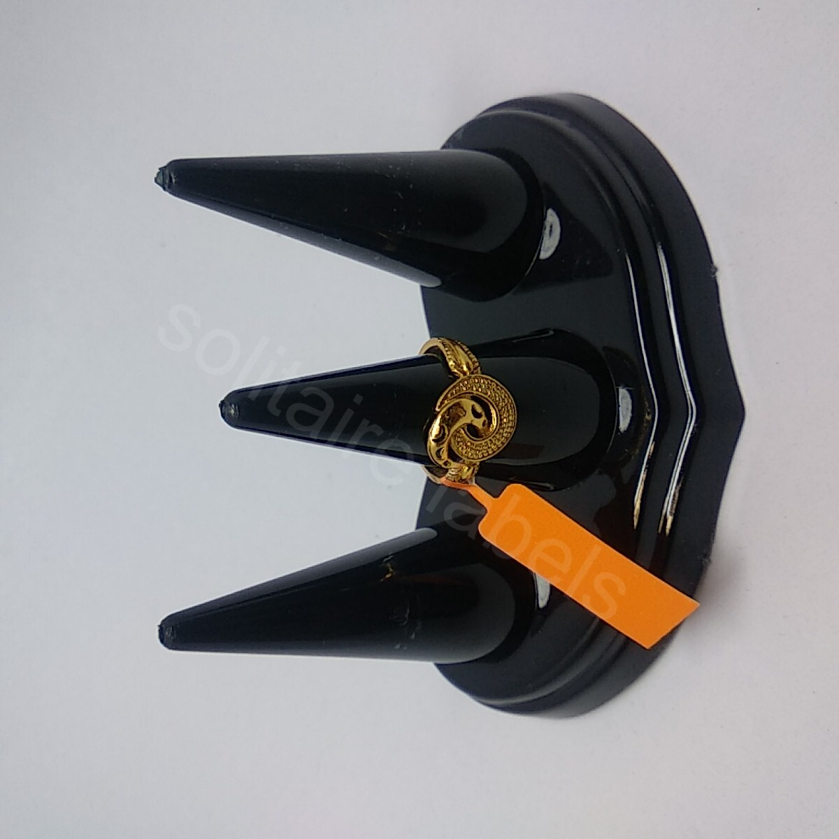 81mmX12mm (55mm Printable) Non Tearable Jewellery and Optical Orange ...