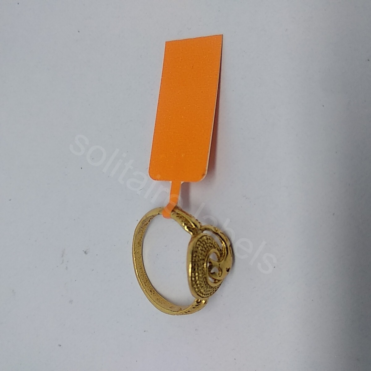 81mmX12mm (55mm Printable) Non Tearable Jewellery and Optical Orange ...