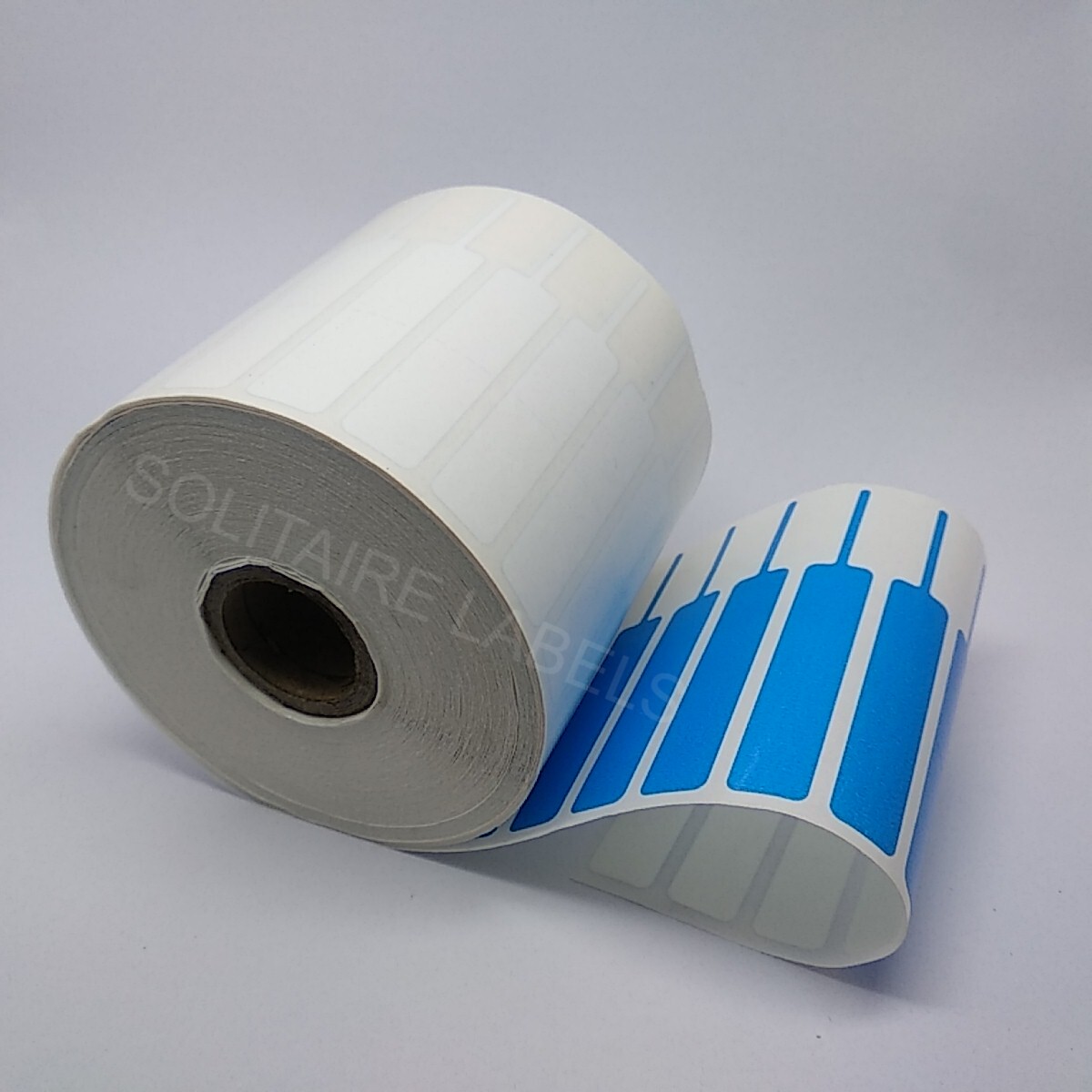 81mmX12mm (55mm Printable) Non Tearable Jewellery and Optical Blue ...