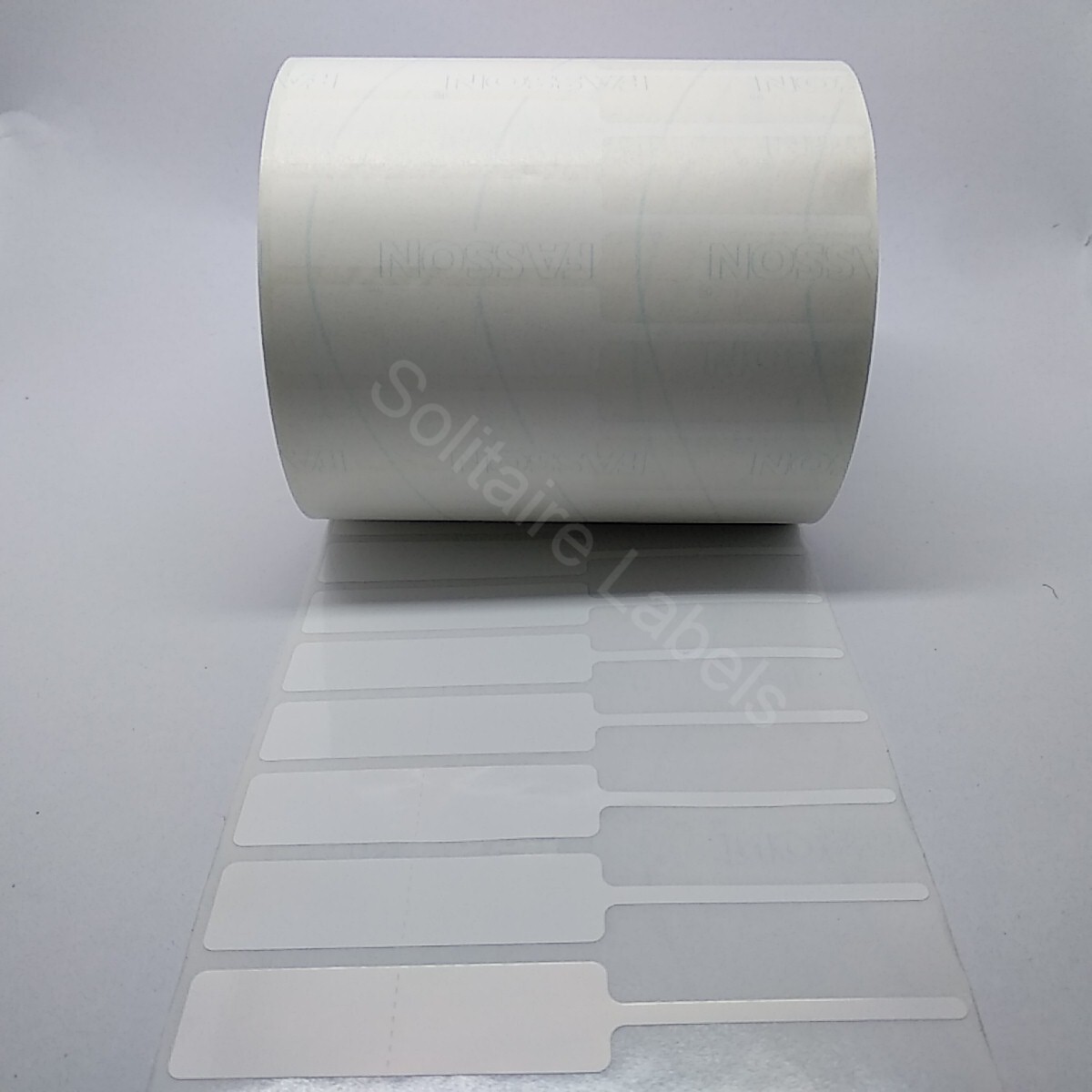 100MM X 15MM (55mm Printable) Non Tearable Jewellery Tag Labels, 55mm ...