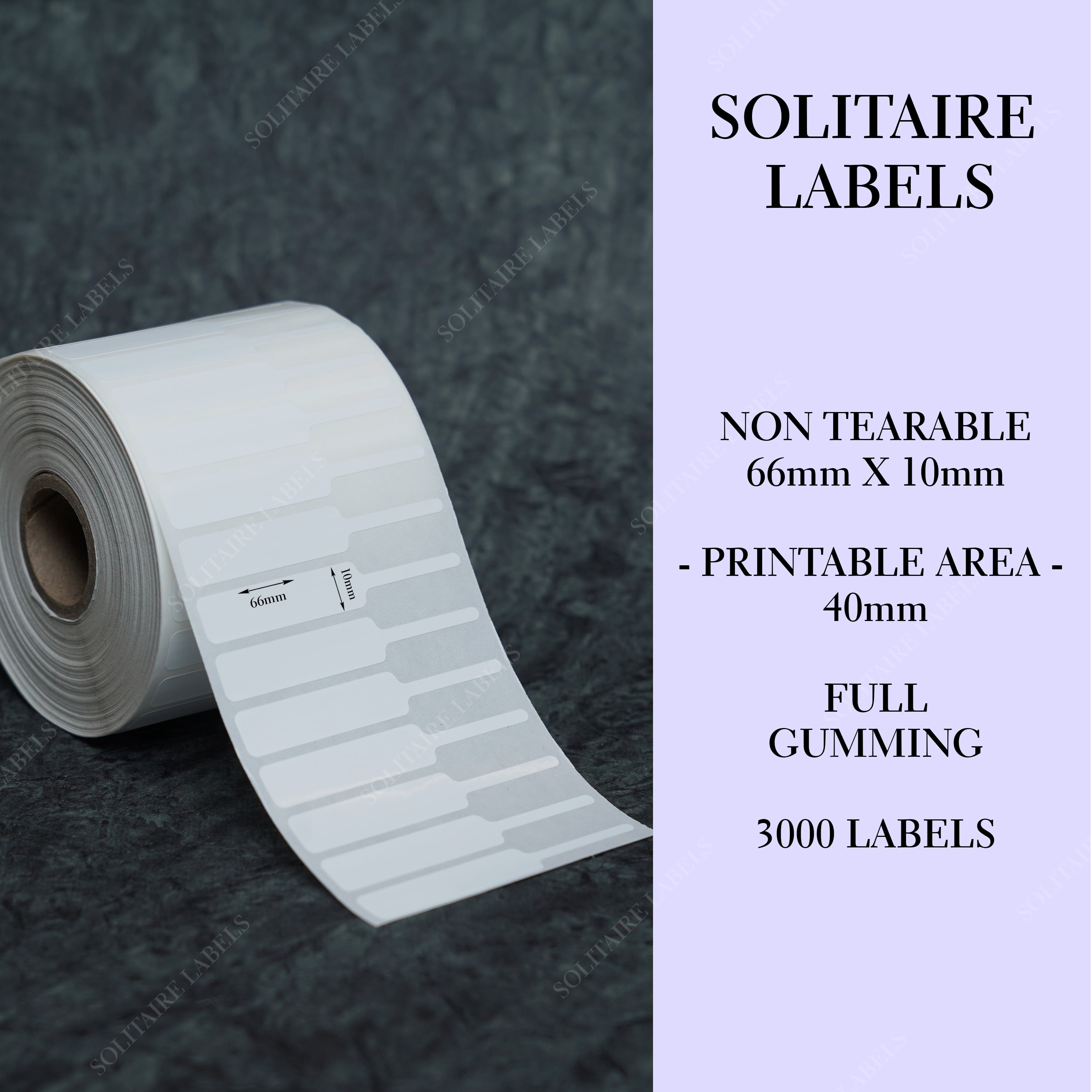 66mm X 10mm (40mm Printable) Jewellery and Optical Barcode Labels,tags ...