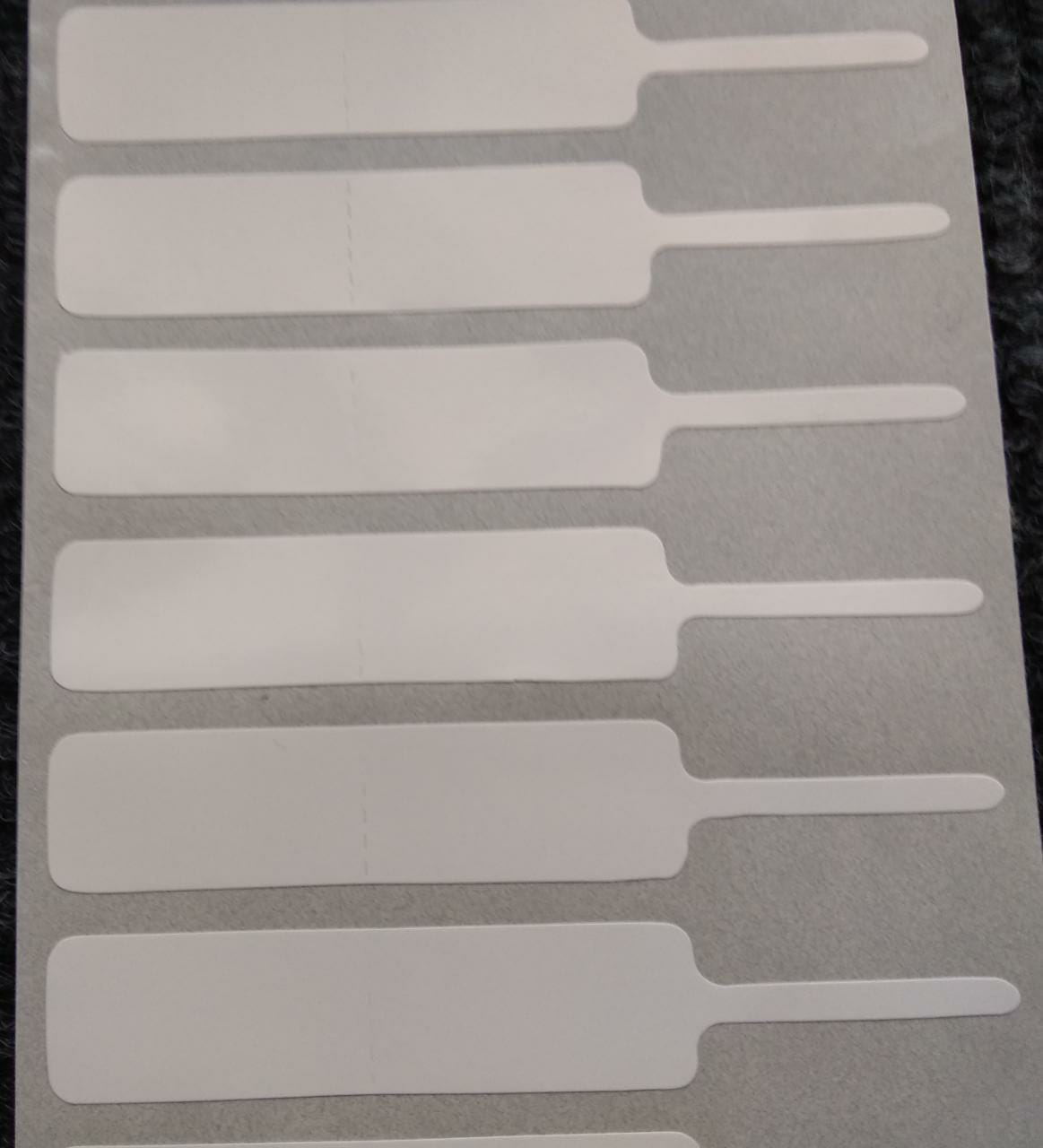 75mm X 12mm (50mm Printable) Jewellery and Optical Barcode Labels,tags ...