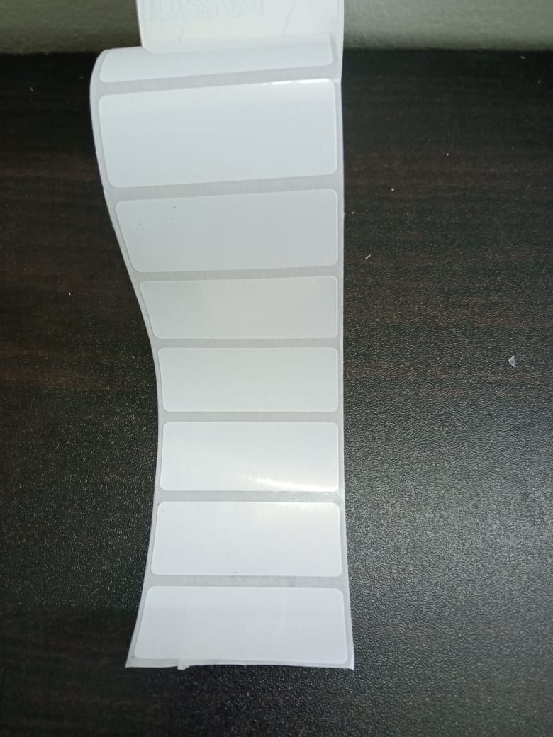 38×20 Non Tearable Glossy Label, 1 UP, 1 Roll Of 3000 labels, Best ...