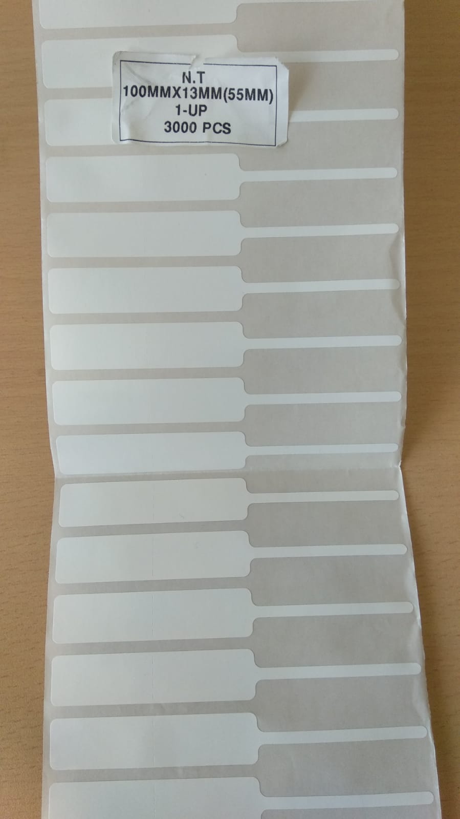 100mmX13mm (55mm Printable) Jewellery,Optical Barcode Labels,tags, Full ...