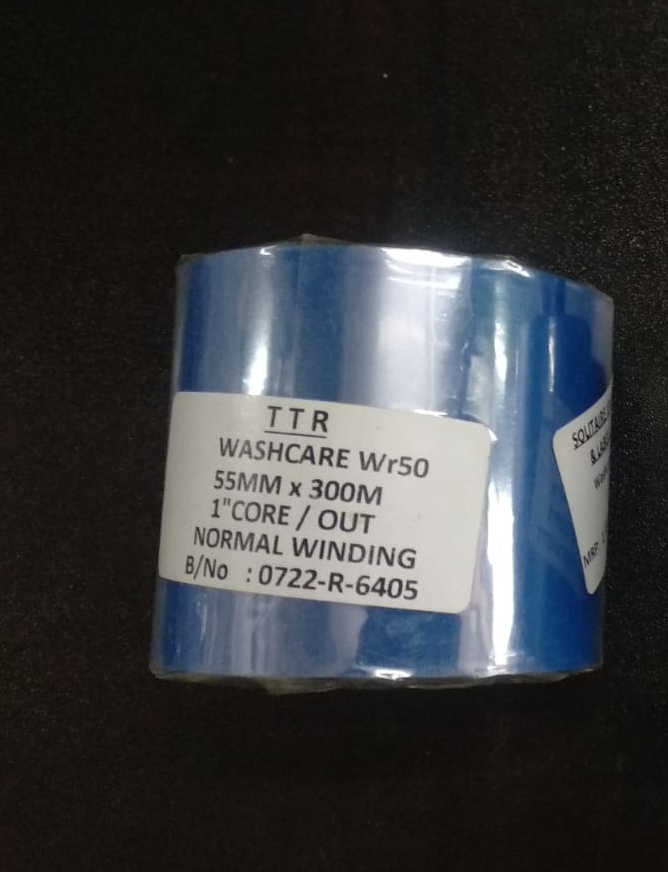 55X300mtr Wash Care Resin Ribbon For Garment and Textile labels ...