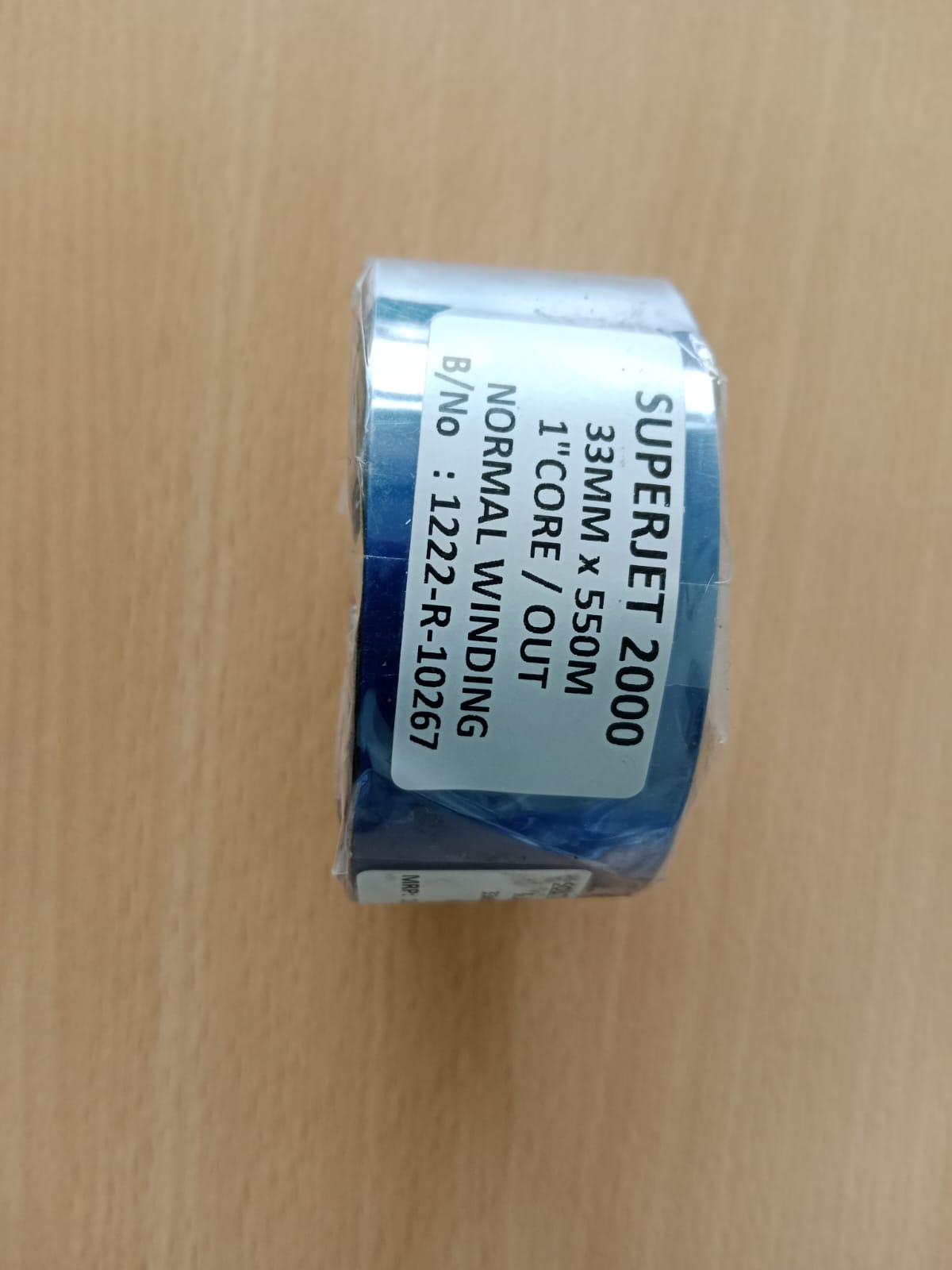 Superjet 33x550mtr TTO Ribbon, 1 Inch core, Resin Ribbon, Near Edge ...