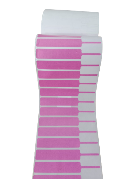 100mmX15mm (70mm Printable) Light Pink Color Jewellery, Optical Barcode ...