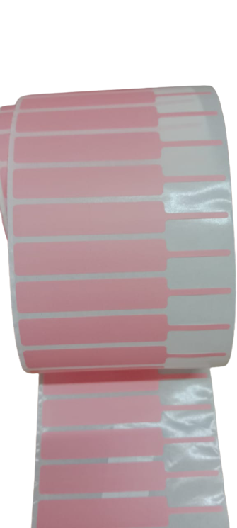 100mmX15mm (70mm Printable) Light Pink Color Jewellery, Optical Barcode ...