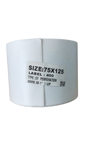 75×125 Direct Thermal Shipping Label Rolls, 1 Roll Of 400 Pcs, 3×5 ...