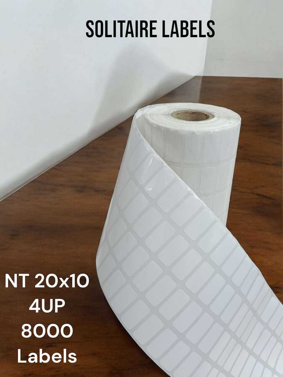 20×10 White Color NT Sticker, Labels, 4Up, Non Tearable Glossy Label, 1 ...